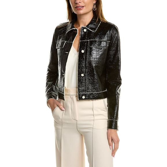 St. John | Jackets & Coats | St John Laminated Tweed Jacket | Poshmark